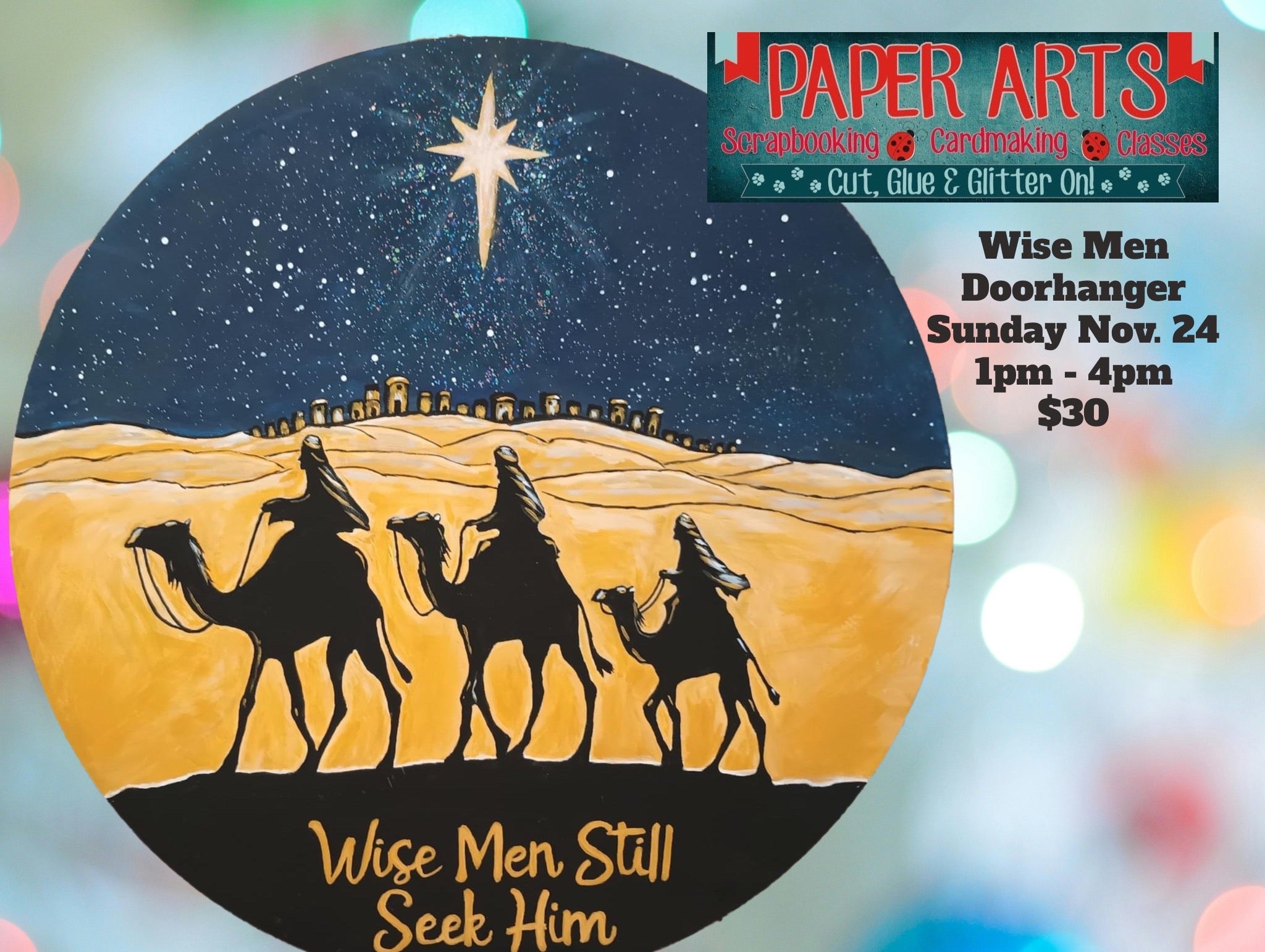 Paper Arts of Edmond | Cut, Glue, & Glitter On!